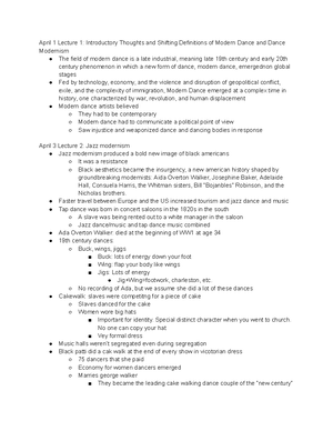 Dance 36 Week 3 - Example of analysis for assignment 3 - DANCE 36 17 ...