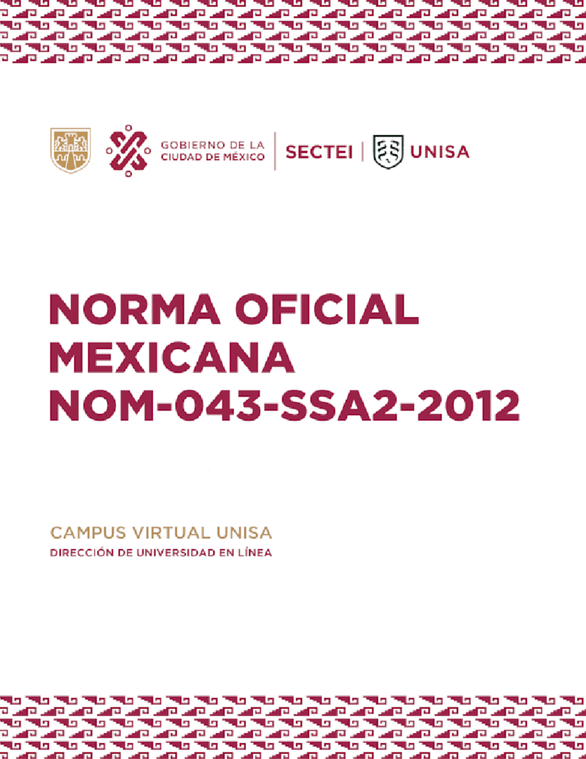 Norma 043 - ES IMPORTANTE - Marco normativo básicos de salud. Promoción y educación para la ...