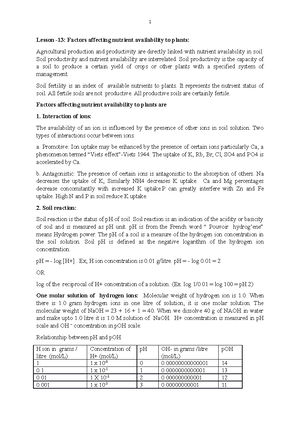 Esson-9- Concept of ideal plant type - Lesson-9: Crop Ideotypes The ...