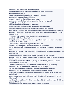BIO 103 ex.3 - Use these study guides and in class notes as practice ...