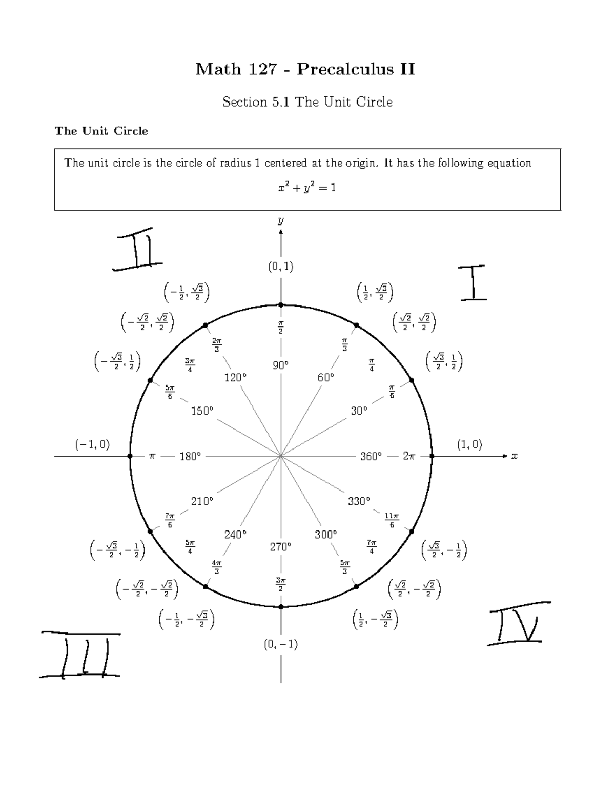 5.1 & 5 - Lecture notes were provided by the professor and by watching ...