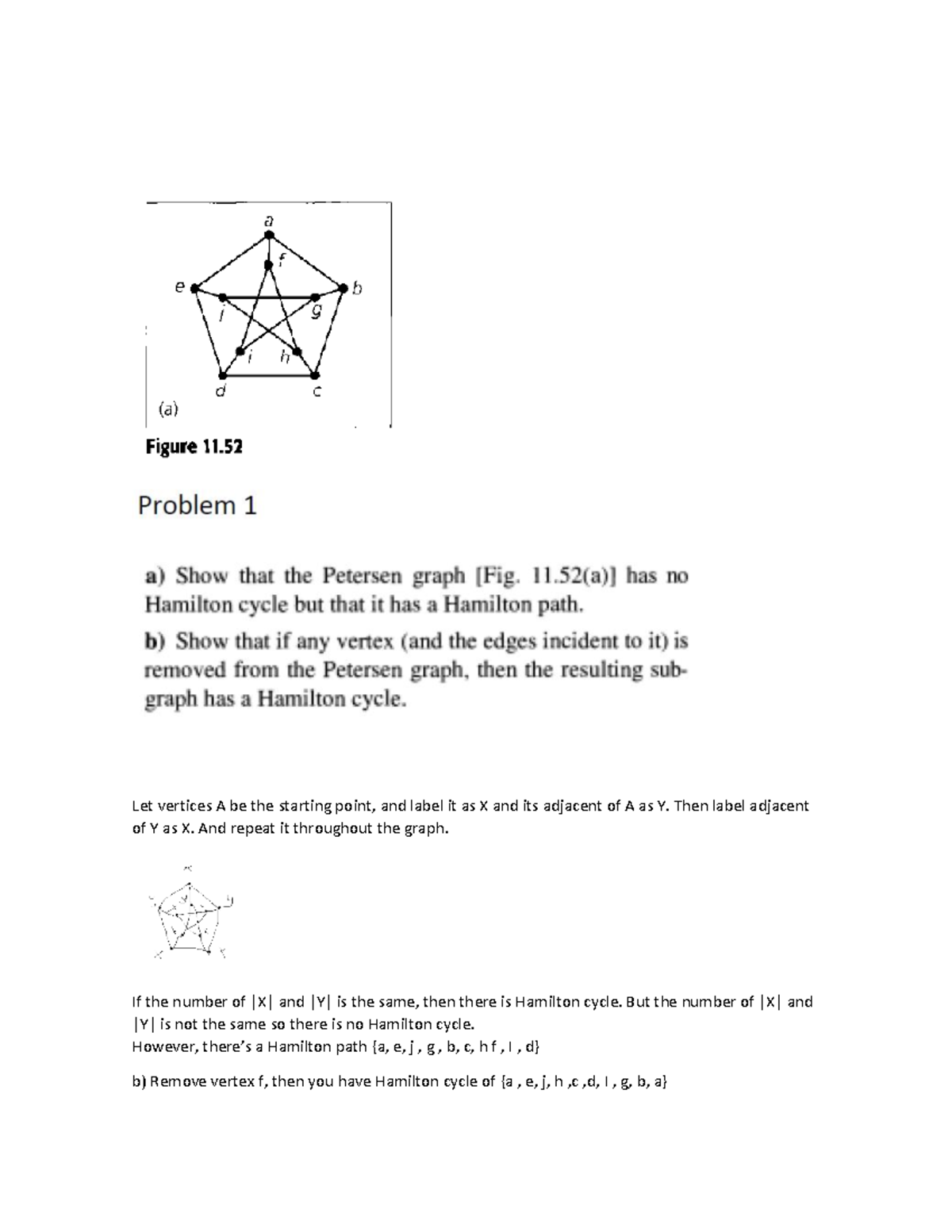 Assignment 4 Combinatorics Random Let Vertices A Be The Starting Point And Label It As X And