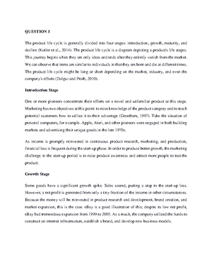Assignment 2 - Principles of Marketing - Studocu