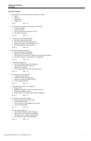 Exam View - Chapter 05 - Practice questions - Chapter 05: Inflammation ...
