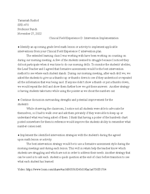 SPD 470 Operations and Algebraic Lesson - LESSON PLAN TEMPLATE Section ...