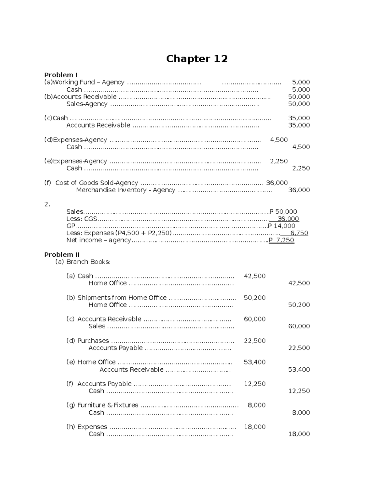 Advanced-Accounting-Part 2-Dayag-2015-Chapter-12 - Problem I Problem II ...