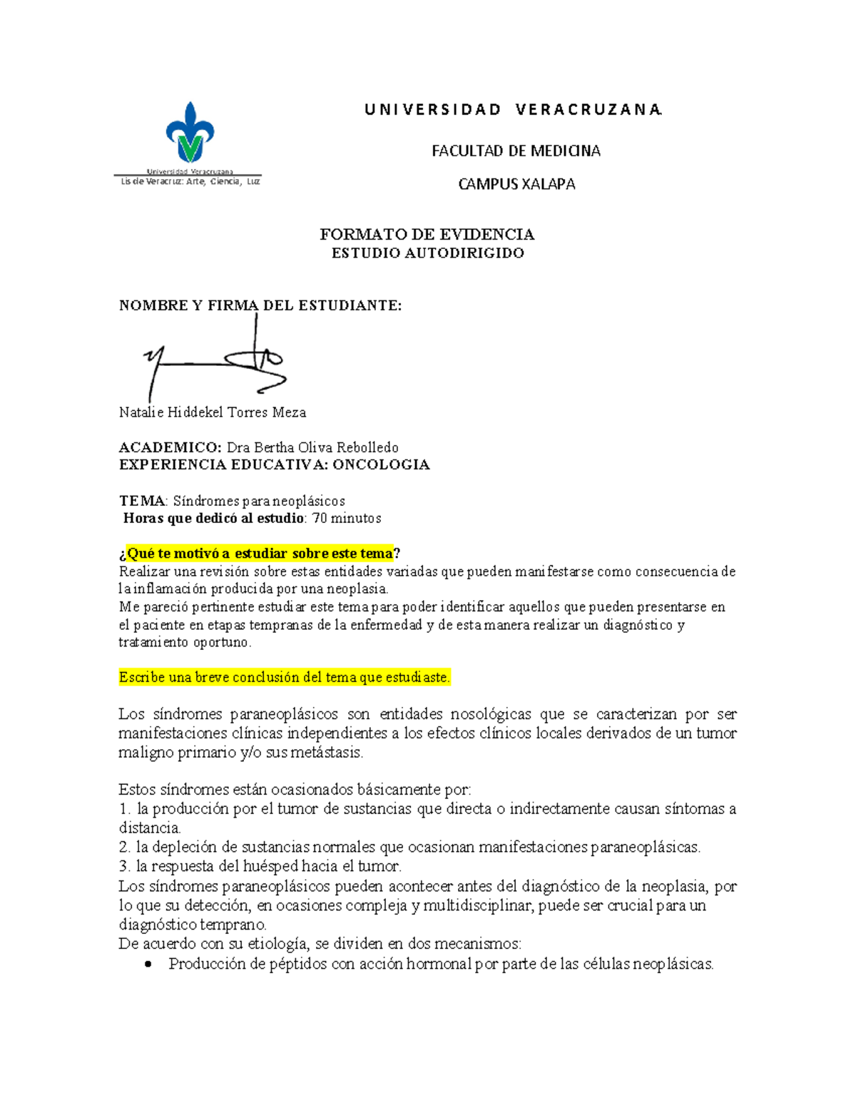 EAD Formato Natalie Torres - Lis de Veracruz: Arte, Ciencia, Luz U N I ...