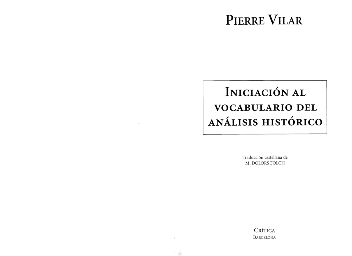 Vilar-iniciacic 3b3n-cap1 - P ier r e V ila r In ic ia c n al V O C A B ...