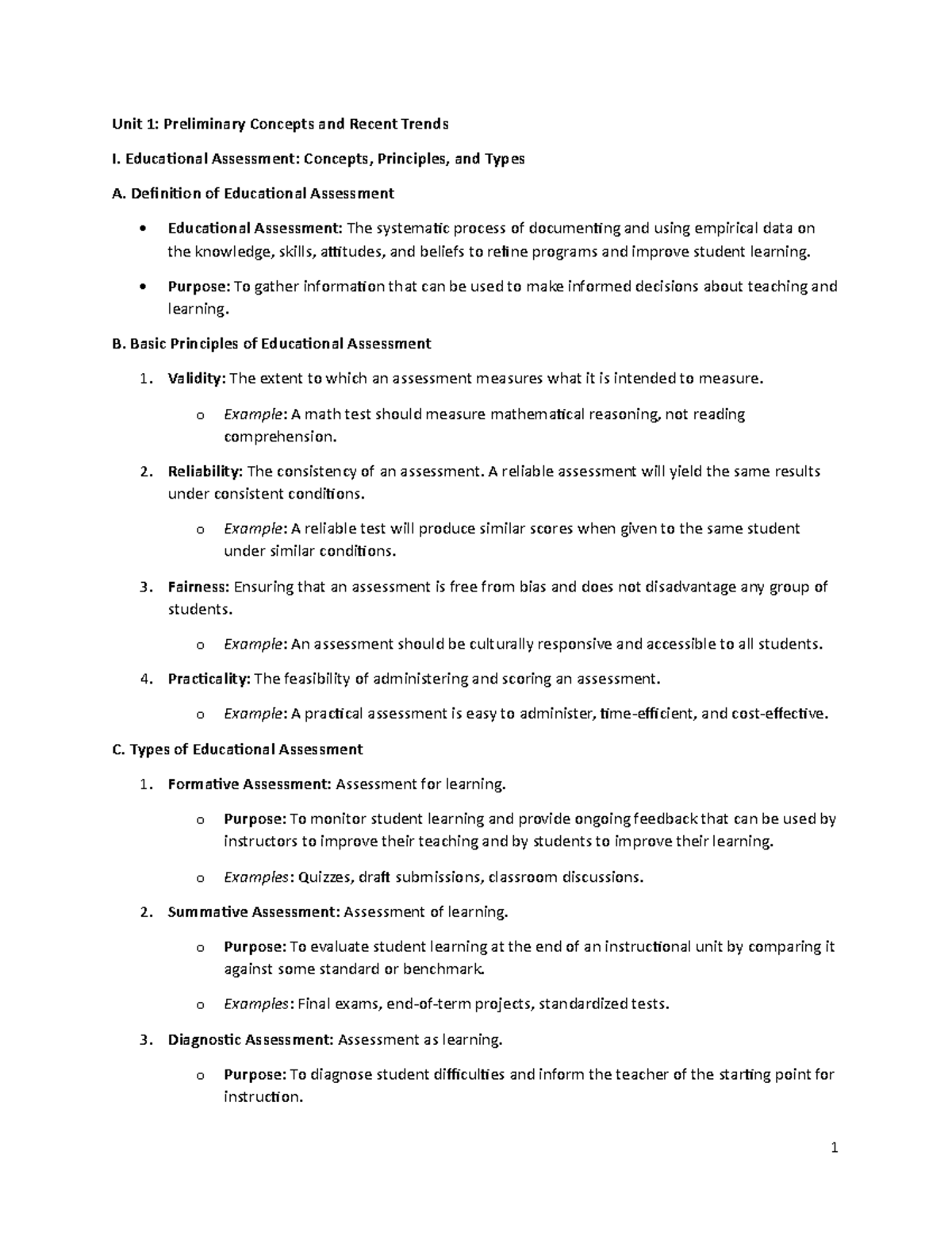 1 Week 2 Unit 1 Notes - This additional information - Unit 1 ...
