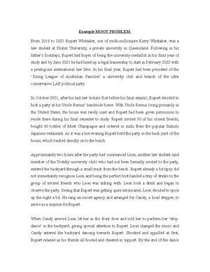 Example - Appellant Moot Submissions - IN THE MOOT COURT OF APPEAL ...