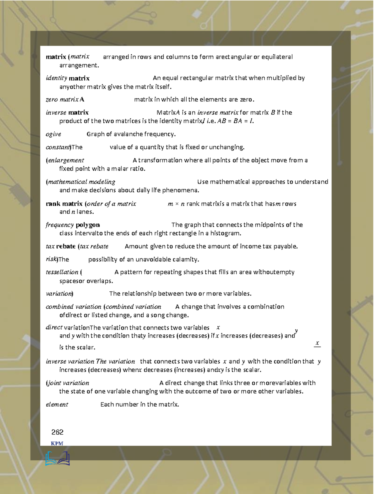 Mathematics databased-21 - matrix ( matrix arranged in rows and columns ...