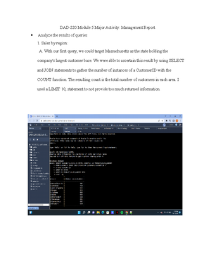 DAD 220 Module Two Activity Colby - DAD-220 - SNHU - Studocu