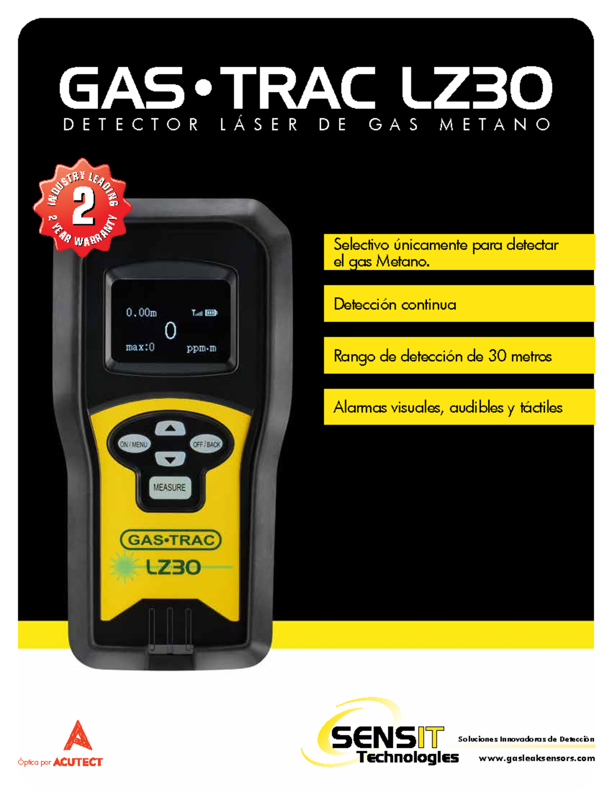 LZ 30 Brochure Spanish - RRR - GAS•TRAC LZ D E T E C T O R L Á S E R D ...