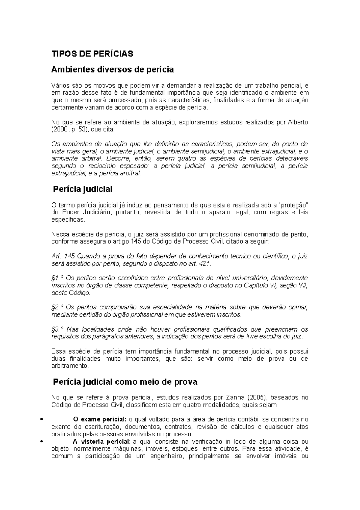 Tipos de pericias - trabalho de pericia contabil - TIPOS DE PERÍCIAS ...