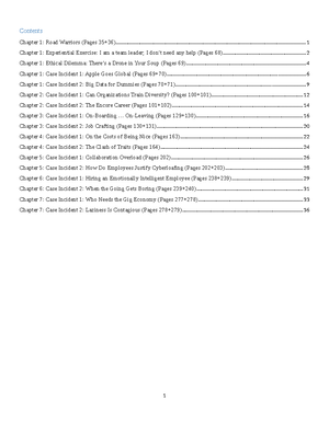 OB 3204 Sadia MAM Notes - Detail illustrations of Organisational ...