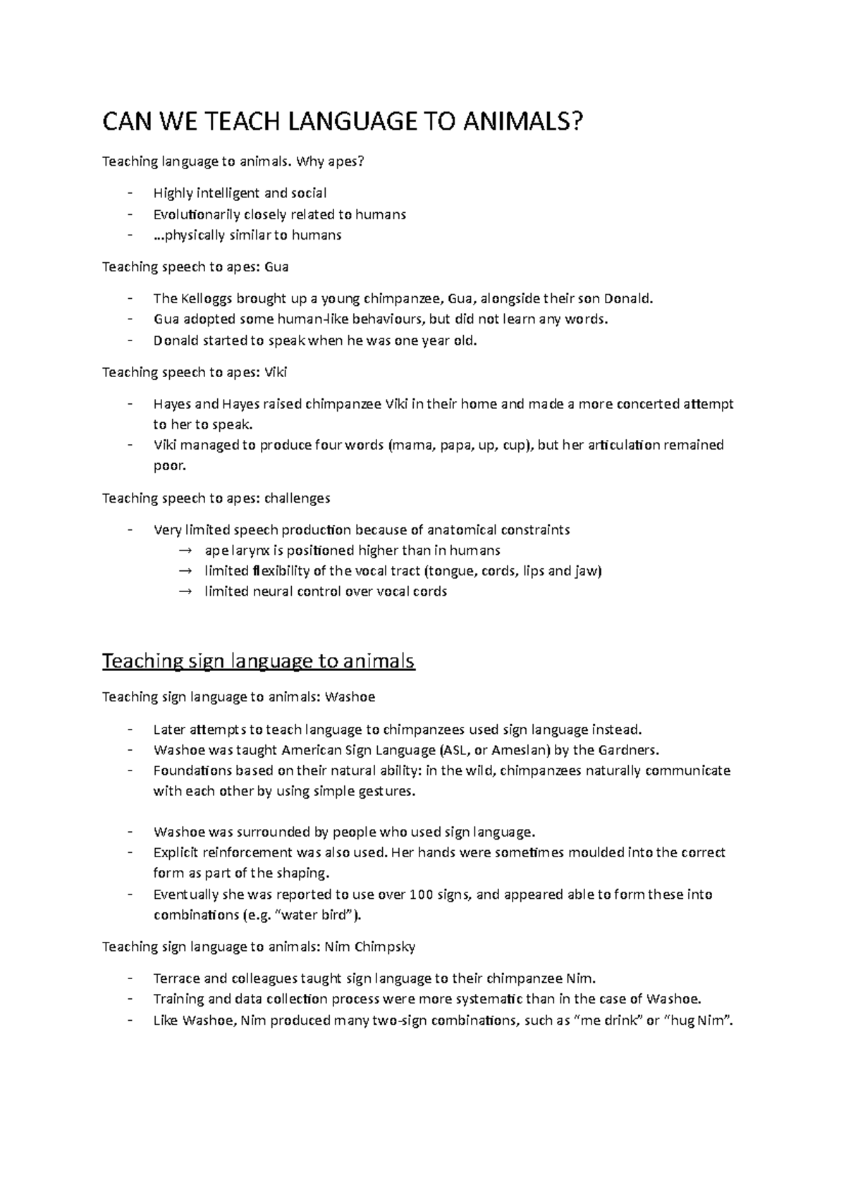 Language 2 - Lecture notes 7 - PSYU9A3 - Stirling - Studocu