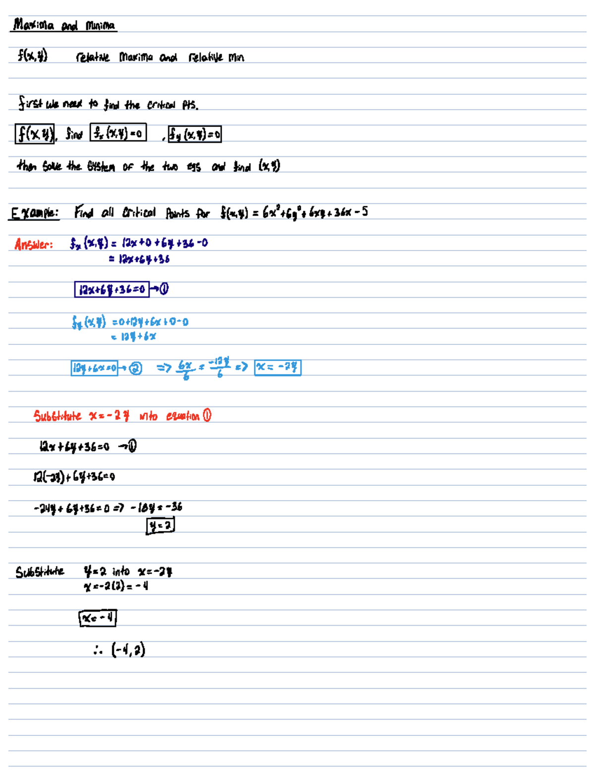 Maxima And Minima Practice For Calculus Maxima And Minima F Xy Relative Maximaand