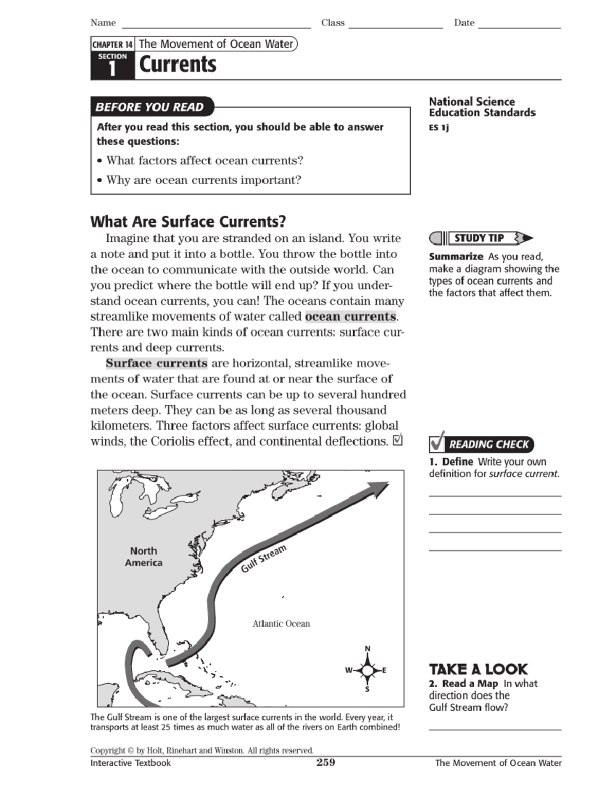 K g k sch ZGJye WFu QGVya WVz ZC 5vcmc Earth Science Chapter 14 Section ...