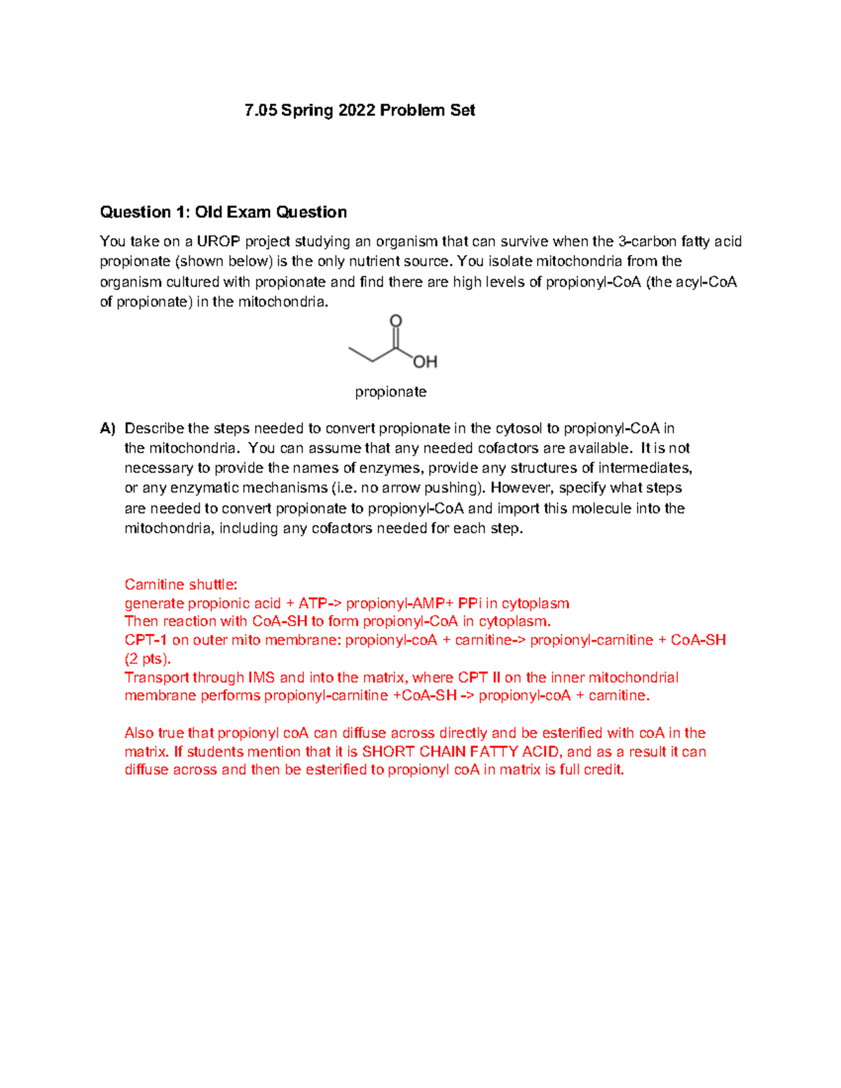 Topic 12 Practice and Summary Notes - 7 Spring 2022 Problem Set 10 ...