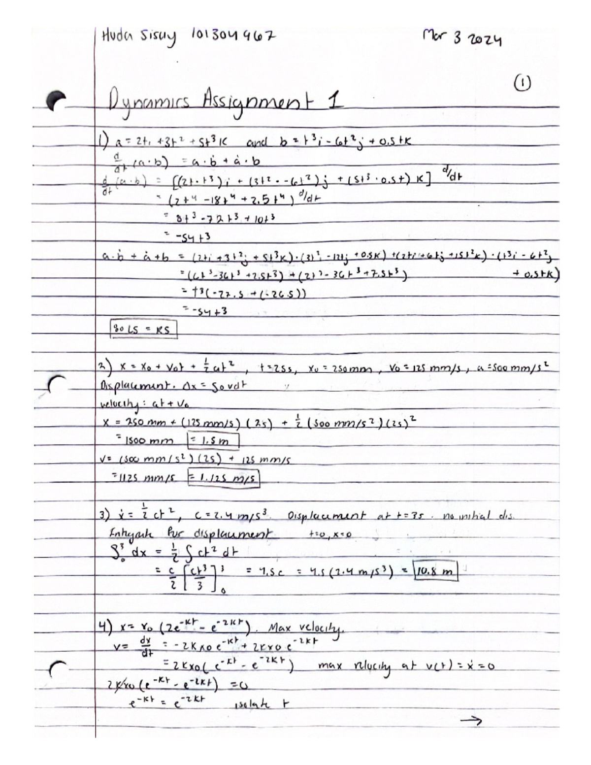 assignment 7 part 1 - ECOR 1048 - Studocu