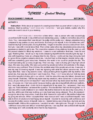 GE 15 Week 8 - 9 ENVIRONMENTAL SCIENCE - BIG PICTURE IN FOCUS: ULO -2 ...