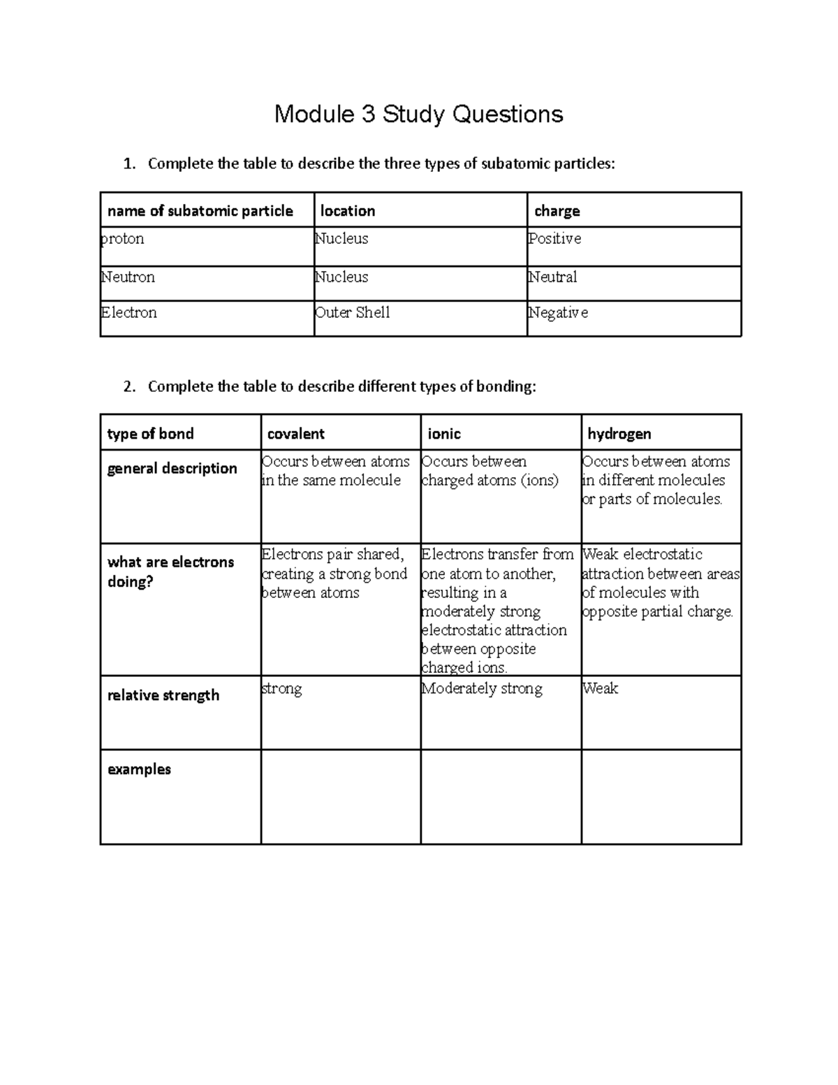C190.v3 module 3 study questions - Module 3 Study Questions Complete ...