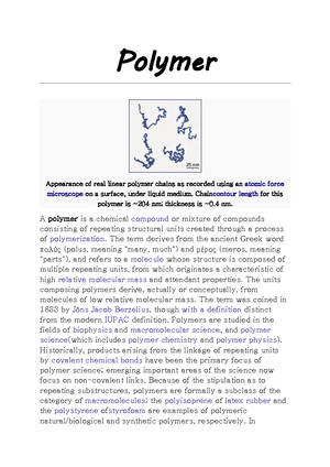 36584645 Polymers Chemistry Project - Chemistry Project Atul Singh ...