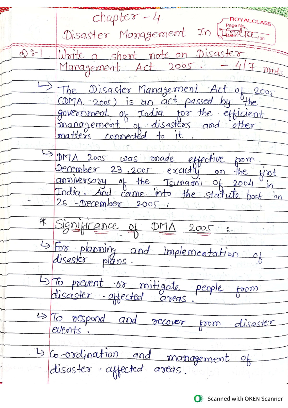 DM Chapter-4 - Disaster related information - chapter 4 Page No ...