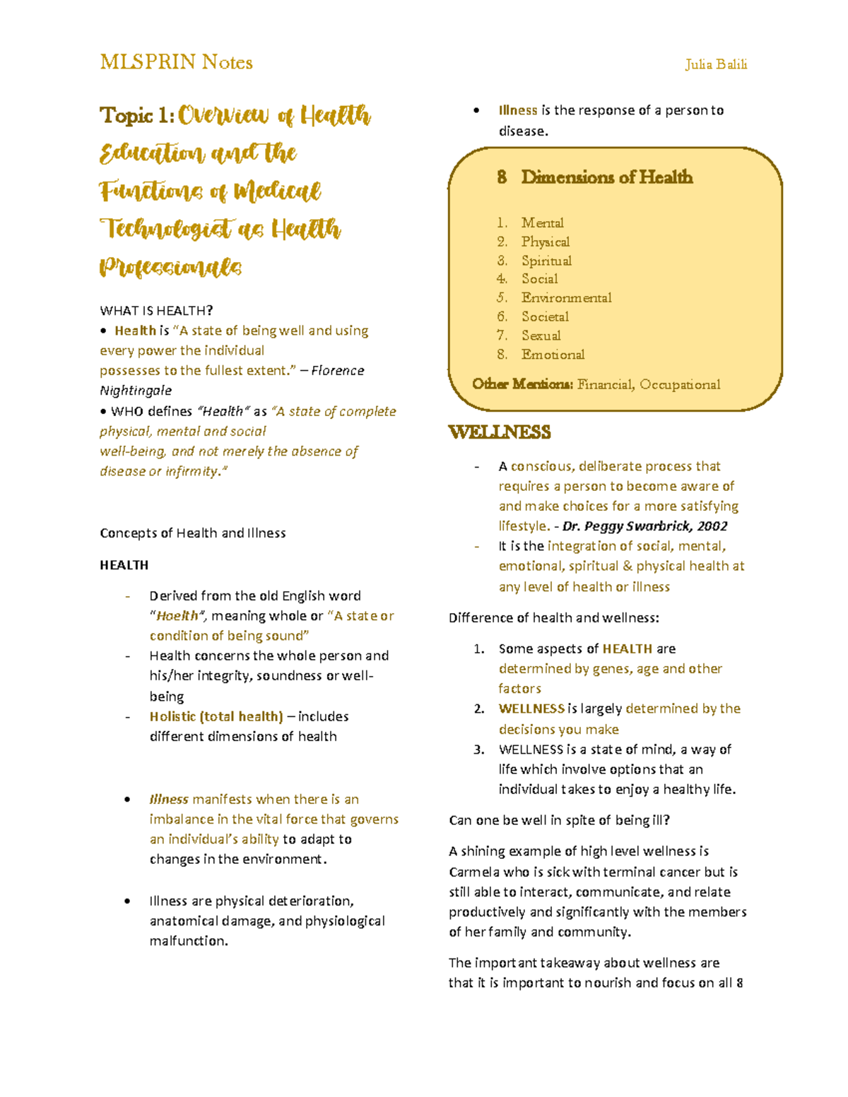 Principles and Strategies of Teaching in Med - Topic 1 : Overview of ...