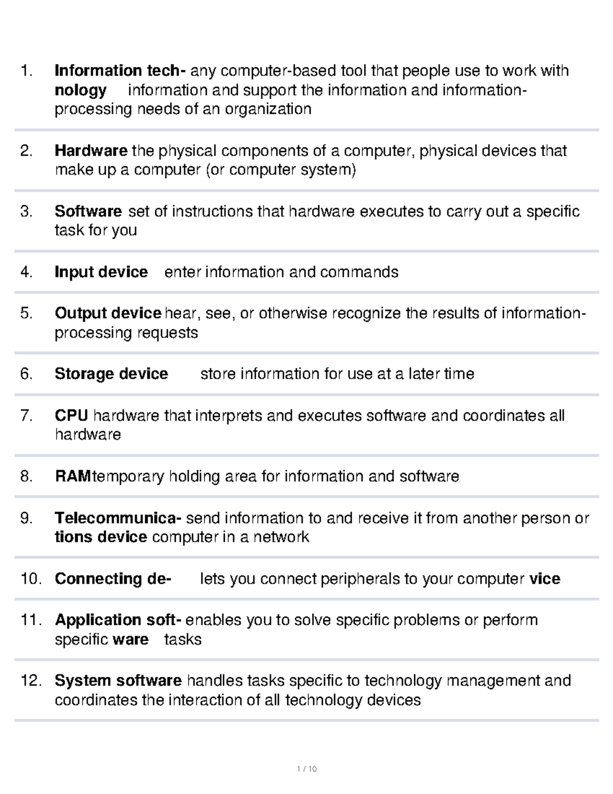 Information technology - Information tech- any computer-based tool that ...