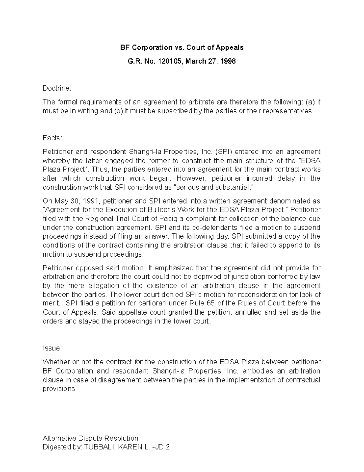 2. BF Corporation vs. Court OF Appeals - BF Corporation vs. Court of ...