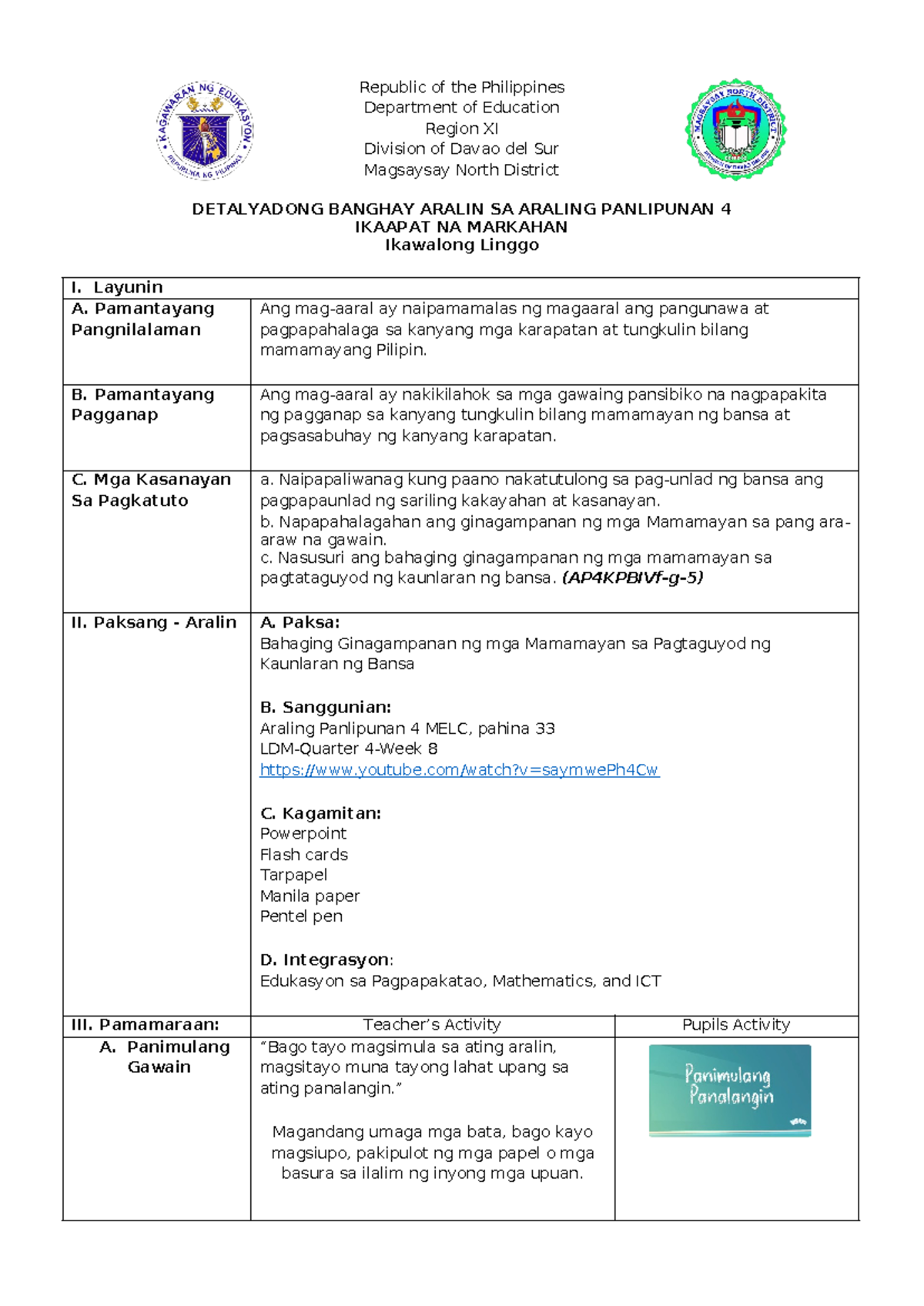 Aral Pan4-Q4-w8 - For CO in Aral Pan Grade 4 - Republic of the ...