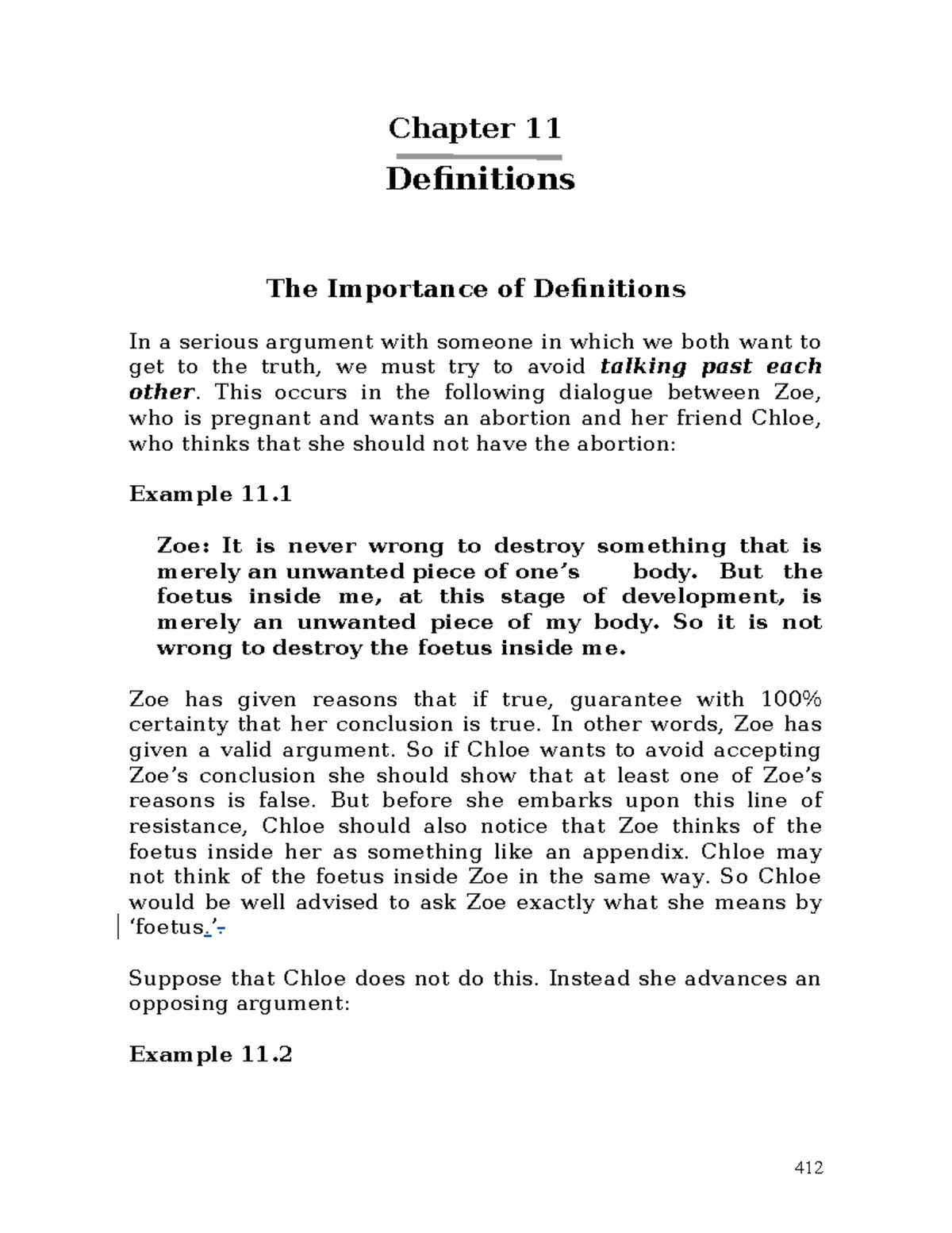 Chapter 11 - Definitions - Chapter 11 Definitions The Importance of ...