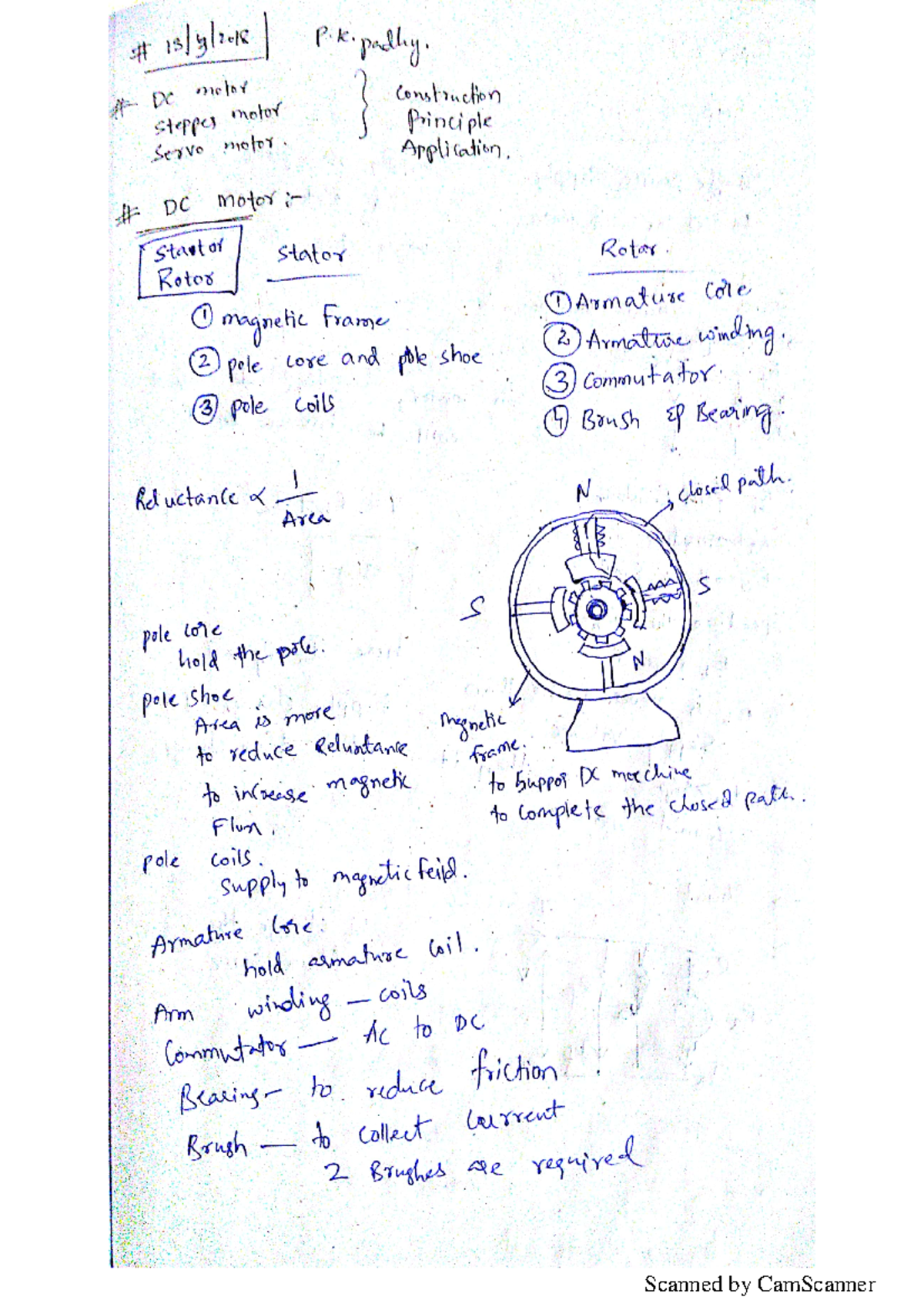 Handwritten notes robotics(akram) - Robotics - Studocu