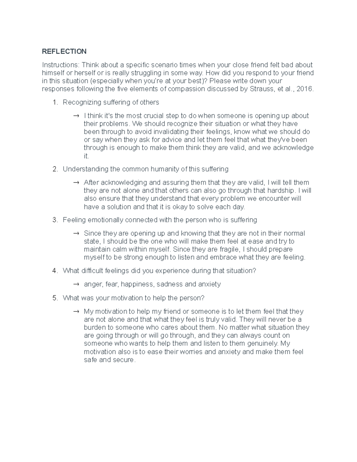 Activity #2 Midterm - awwwwwwwwww - REFLECTION Instructions: Think ...