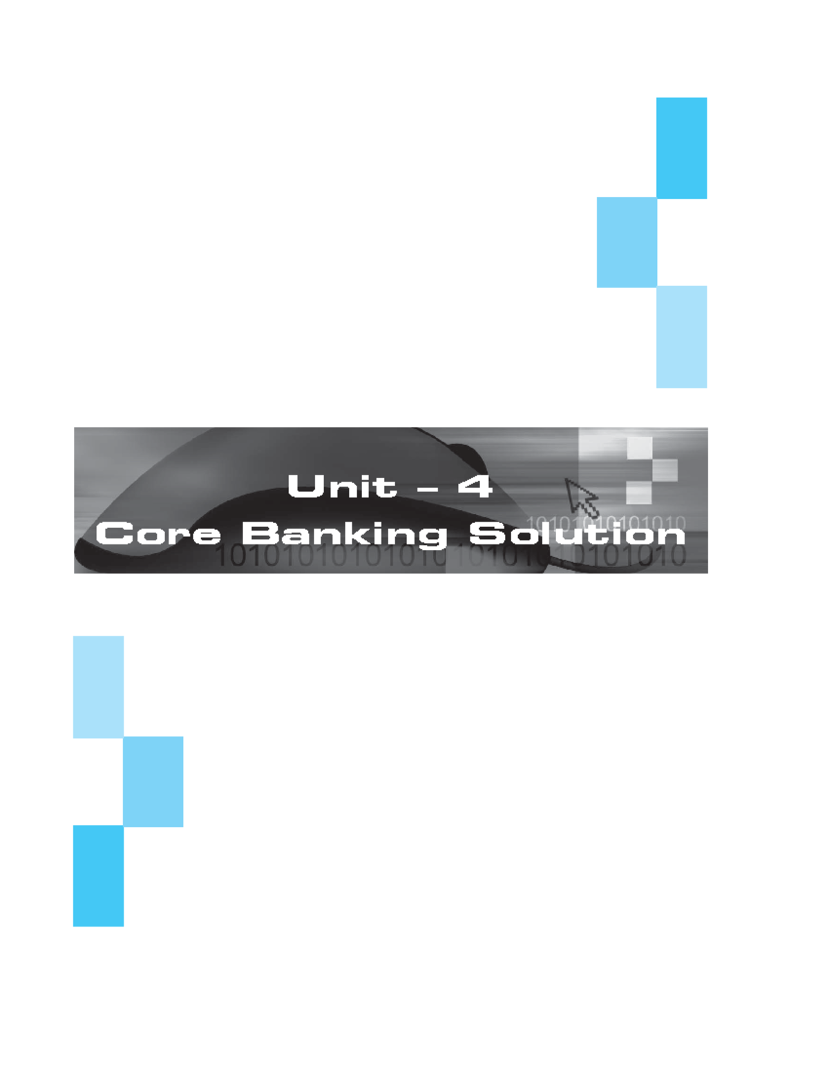 4. Core Banking Solution - Unit – 4 Core Banking Solution Core Banking ...