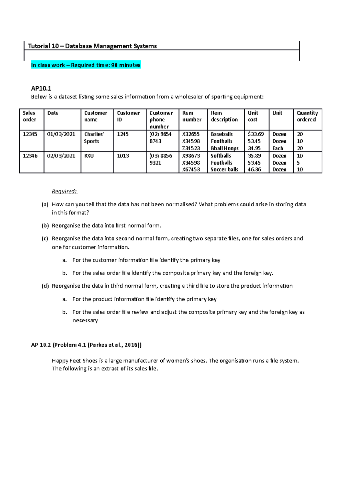 CMS Tutorial 10 In-class - 022321 - Studocu