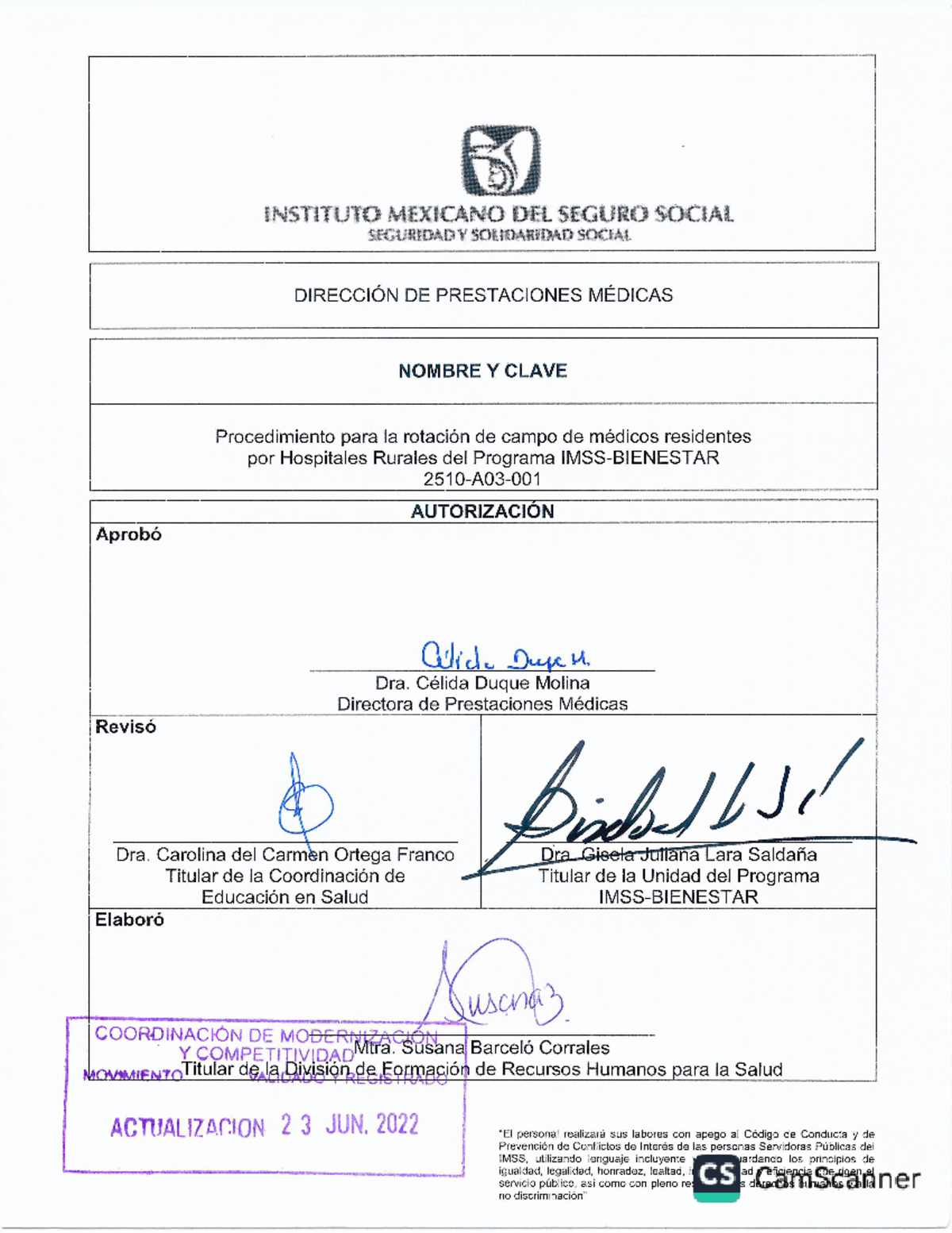 2510 A03 001 2023 - DOCUMENTOS - ÍNDICE Página 1 Base normativa 3 2 ...