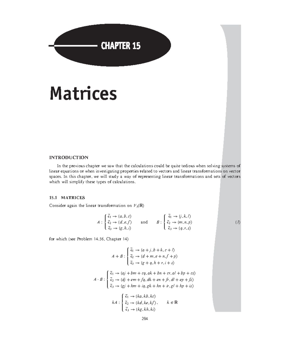 Abstract Algebra 2rd Edition (16) - Matrices INTRODUCTION In the ...