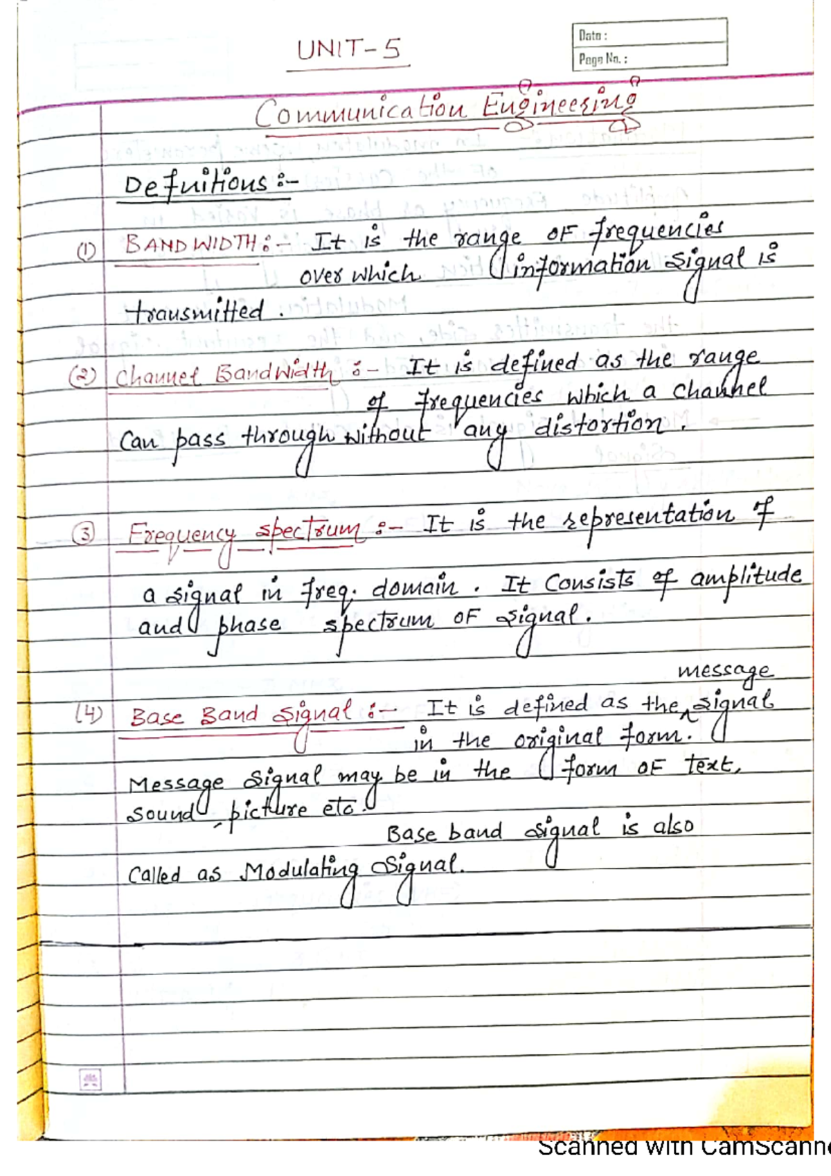 Unit 5 Theory- Part A - notes - Electronics Engineering - Studocu
