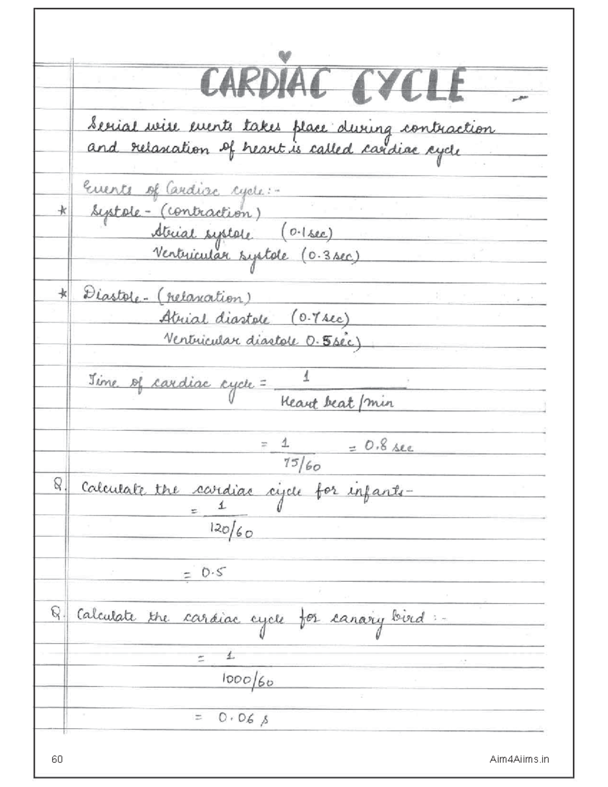 Cardiac Cycle - Masters in physics - $LP $LLPV LQ $LP $LLPV LQ $LP ...