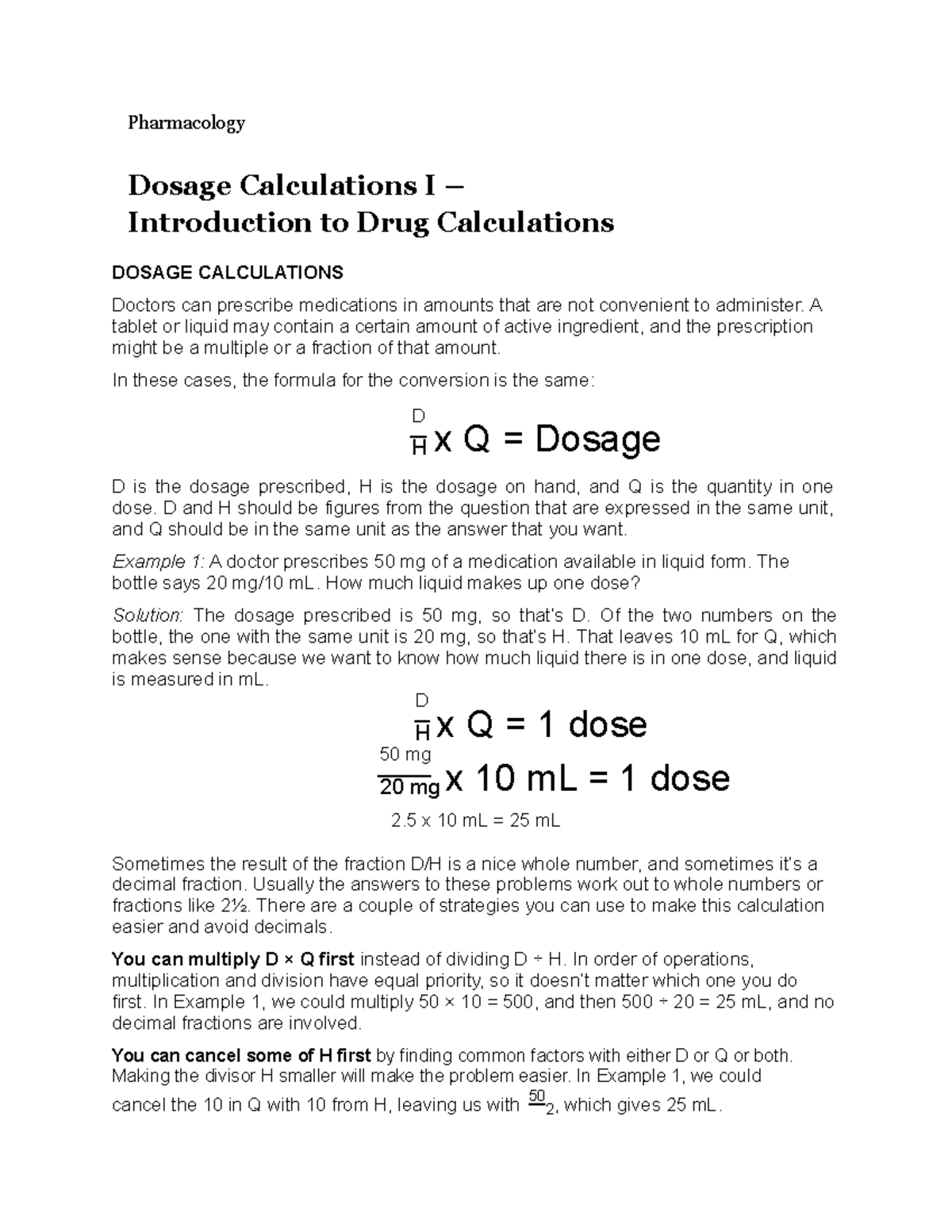 Dosage - This is coursework for Pharmacology. - Pharmacology Dosage ...