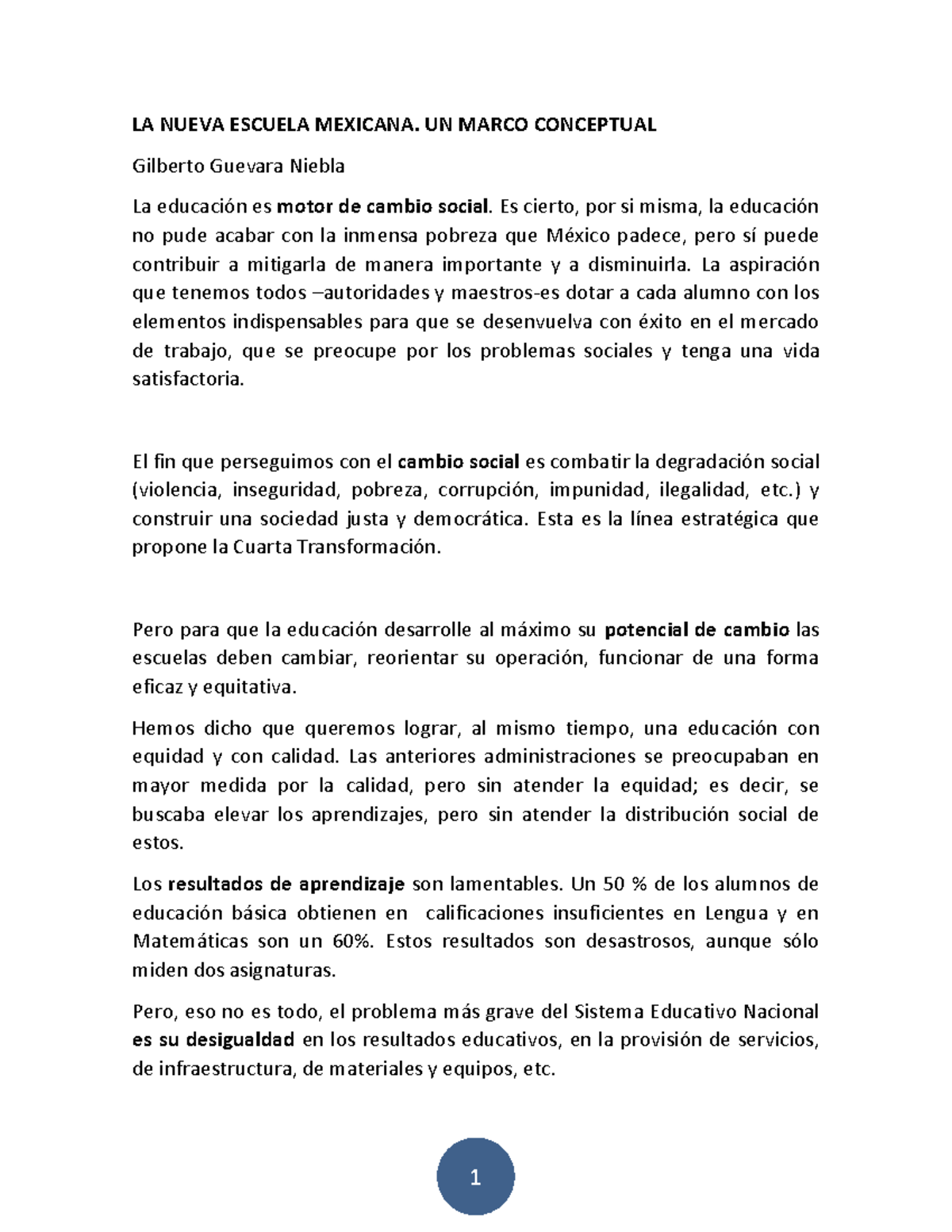 2. La Nueva Escuela Mexicana. Un marco conceptual - LA NUEVA ESCUELA ...