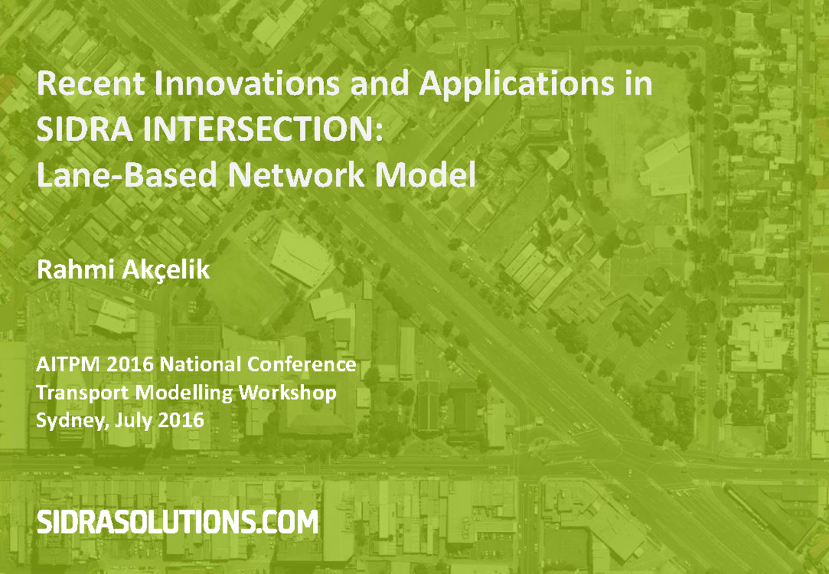 Recent-Innovations-and-Applications-in- Sidra- Intersection Aitpm ...