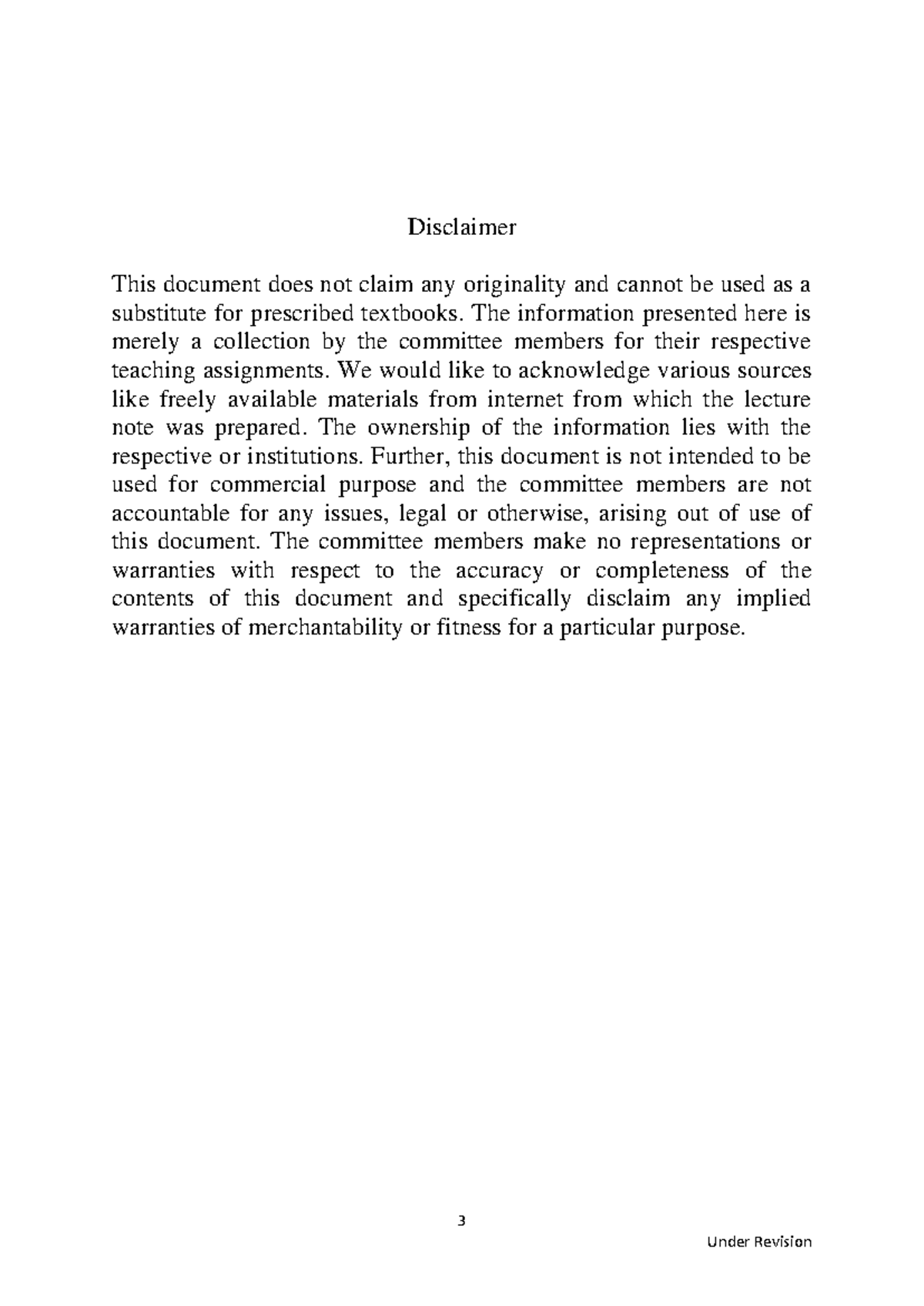 Slope delfection method and moment distribution method - 3 Disclaimer ...