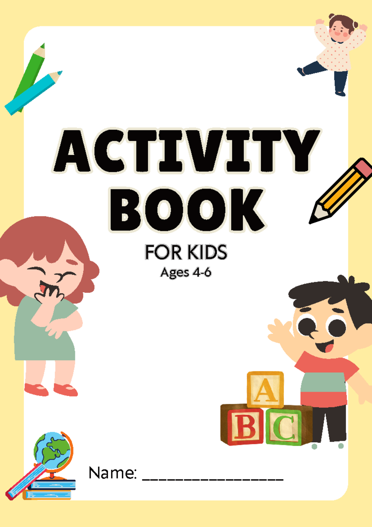 Activity Book for Kids - ACTIVITY BOOK ACTIVITY BOOK FOR KIDSFOR KIDS ...