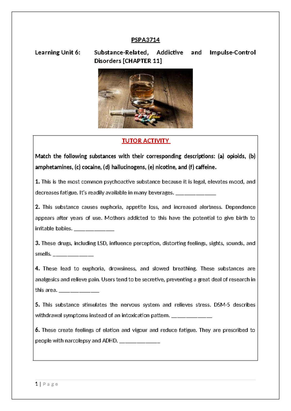PSPA3714 Tutor Activities Answers Chapter 11 2024 - PSPA Learning Unit ...