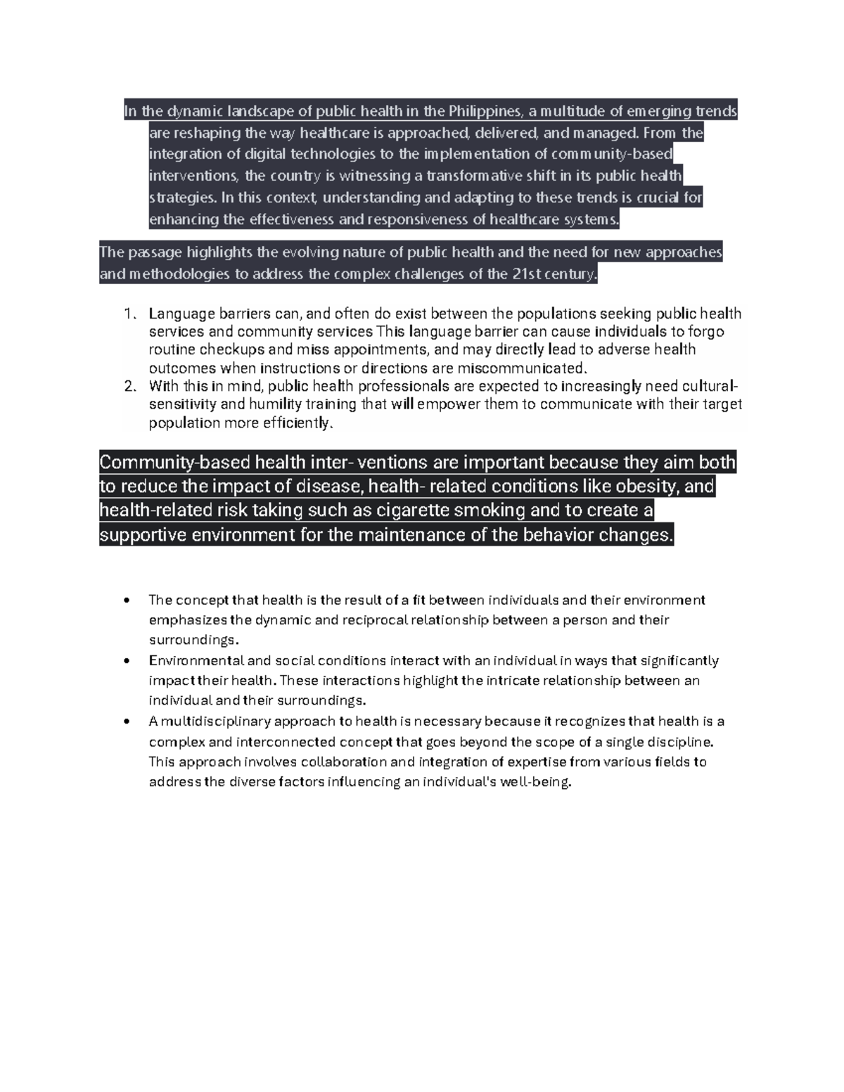 Report - nknknk - In the dynamic landscape of public health in the ...