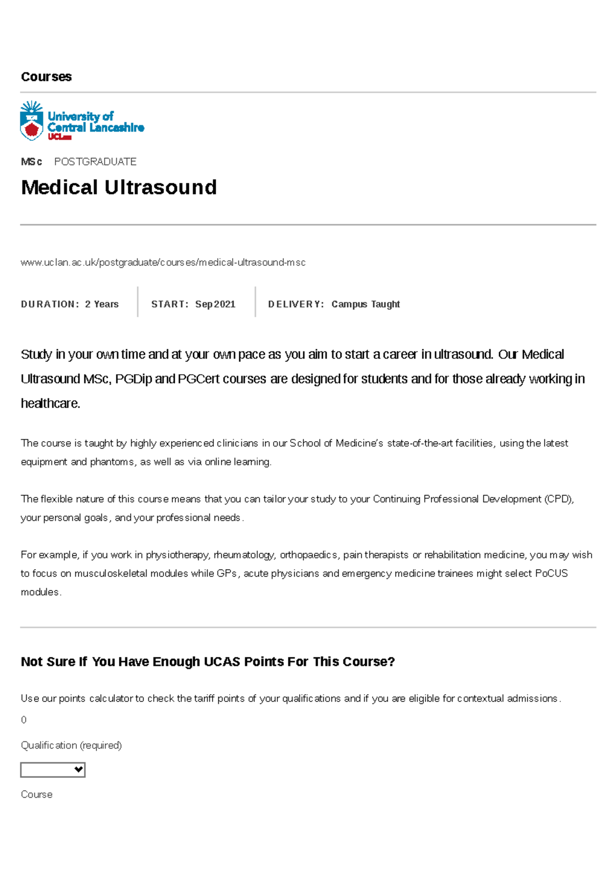 Medical-ultrasound-msc - Courses uclan.ac/postgraduate/courses/medical ...