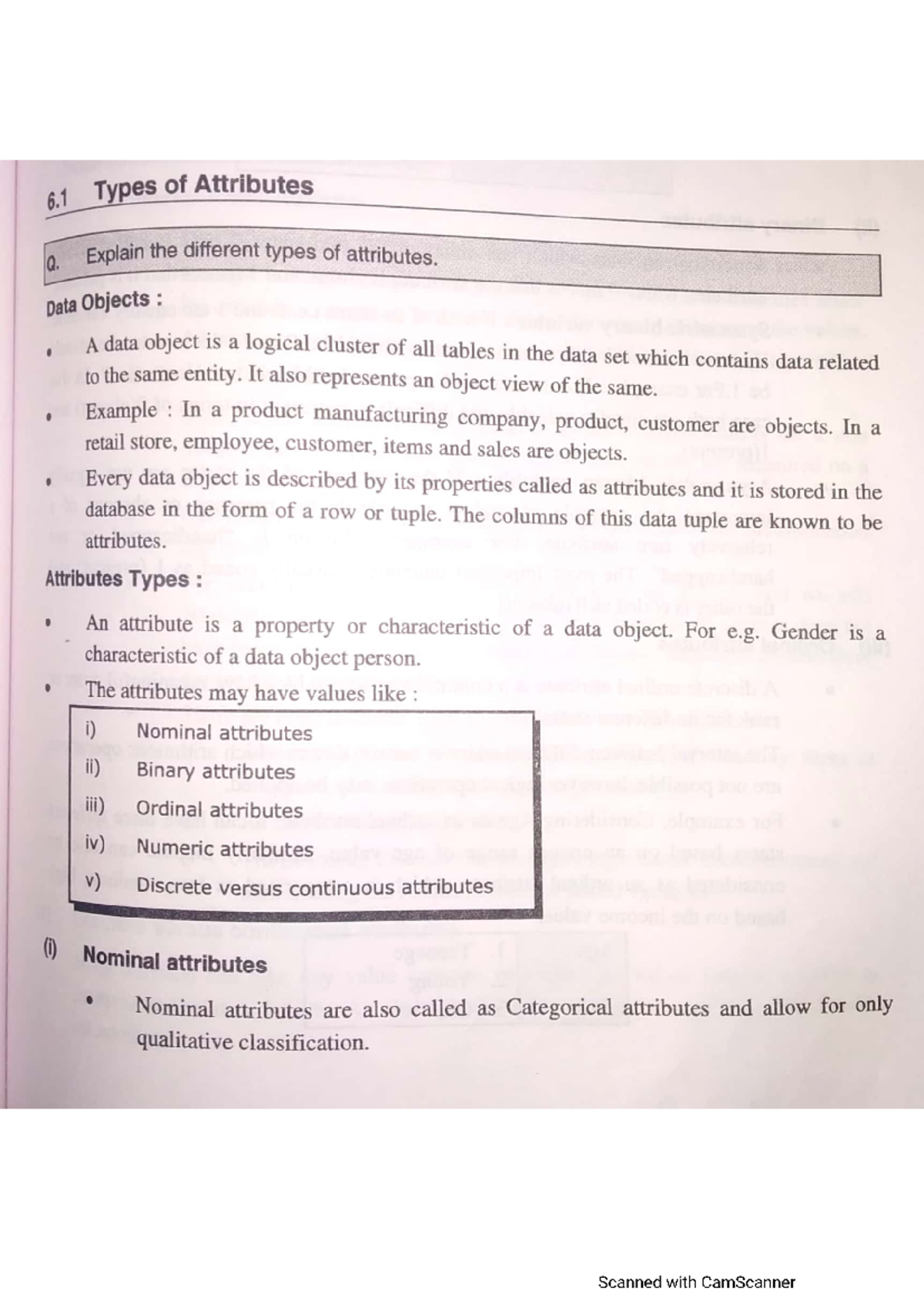 Types of Attributes-Statistical Description of Data - 6 Types of ...